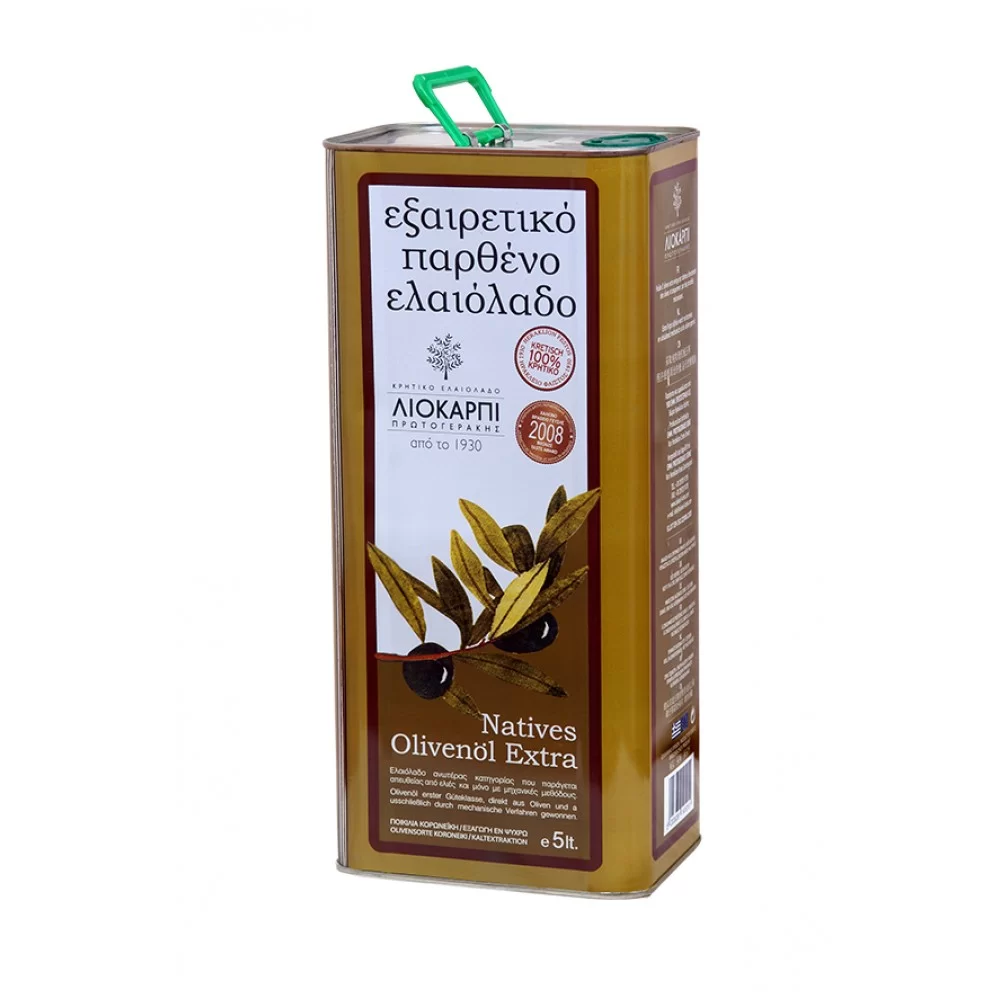 Εξαιρετικό Παρθένο Ελαιόλαδο 5L Μεταλλικό κουτί